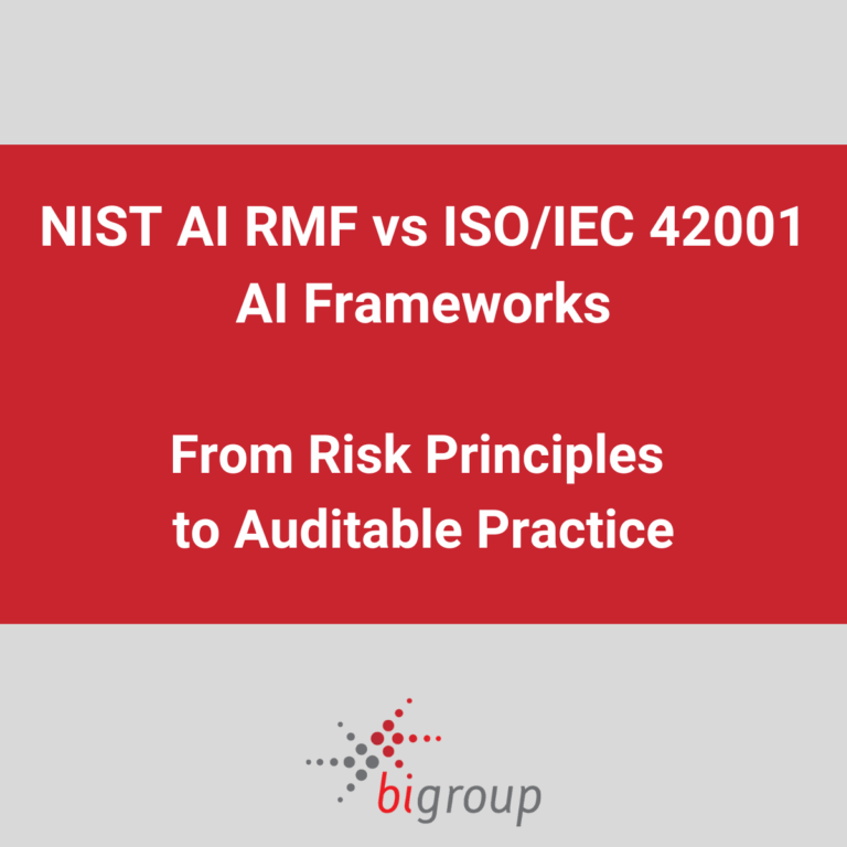 NIST AI RMF vs ISO/IEC 42001 - BI Group Australia